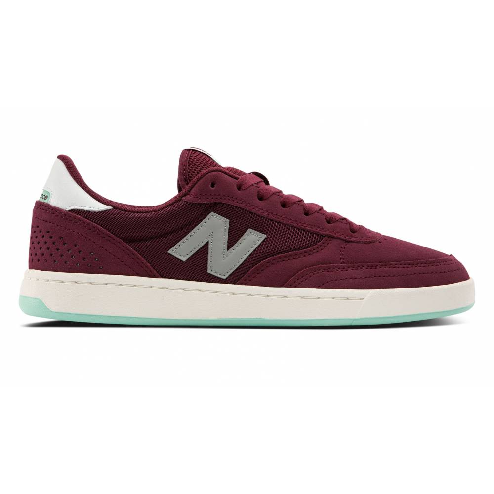 Collective Store - New Balance Numeric 440 Shoes - Burgundy / Grey