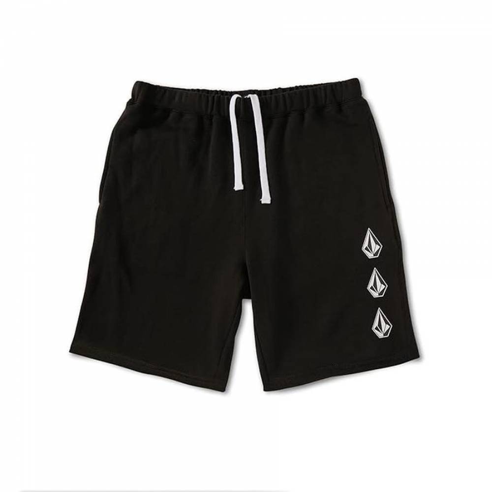 Collective Store - Volcom Iconic Stone Fleece Shorts - Black
